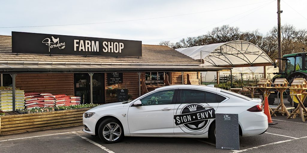 Ferndene Farm Shop | Sign Envy
